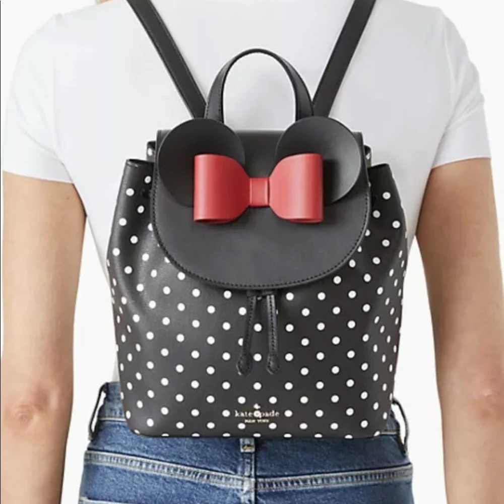 Kate Spade X Disney Minnie Mouse Polka Dot Backpack ;… - Gem
